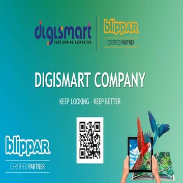 Blippar presentation (English) | PPTX | Augmented Reality | Technology & Computing
