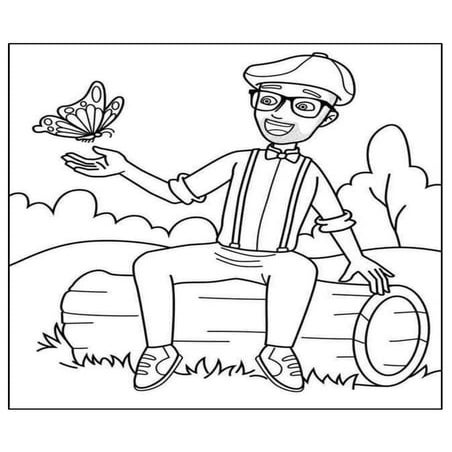 Blippi Coloring Pages