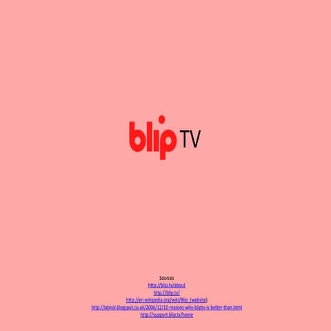 Blip tv | PPTX