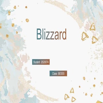 Blizzard | PPTX