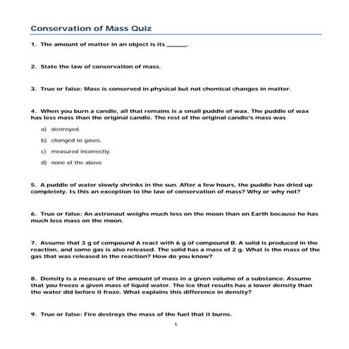 grade 7 science day 1 quiz | PDF