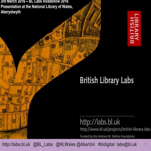 British Library Labs Presentation Hertfordshire | PPT