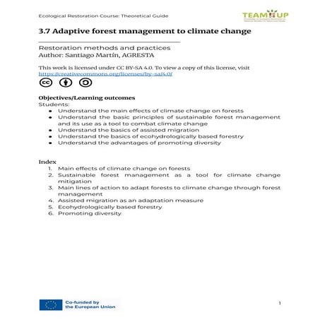 BLOCK_3_ 3.7 Forest Management for Climate Change Adaptation ...