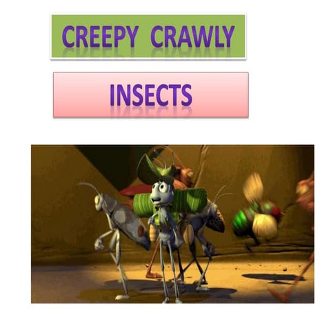 Block 5 creepy crawly insects | PPT
