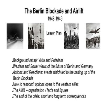 Blockade and airlift powerpoint 2020 | PPTX