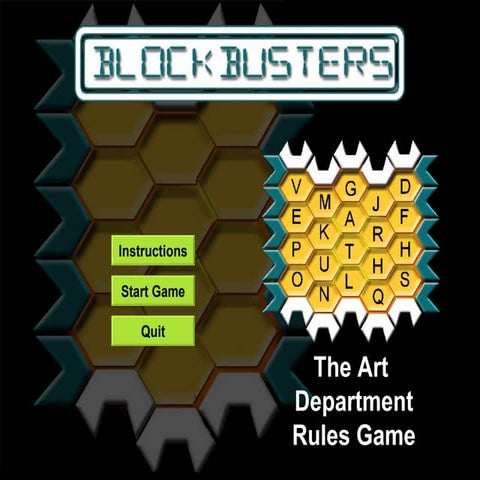 Blockbuster art rules game | PPT | Education