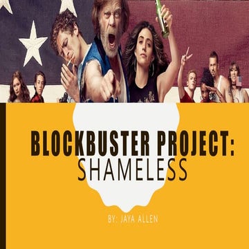 Blockbuster project by Jaya Allen | PPTX