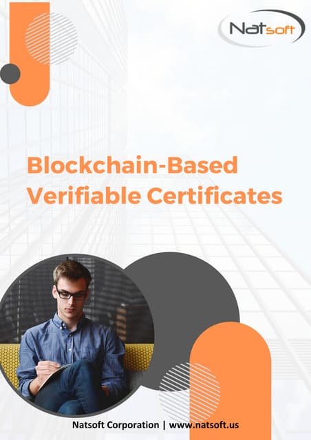 Blockchain based certificate verification | PPT