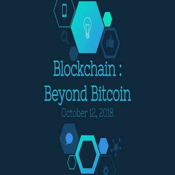Blockchain and Beyond | PPT | Free Download