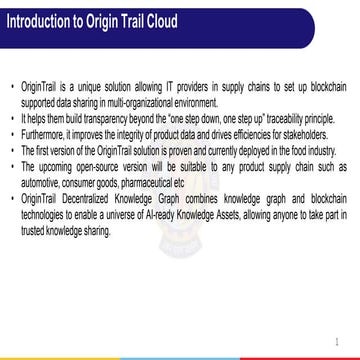 Origin trail overview | PDF