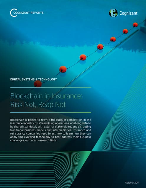 Blockchain in insurance | PPT