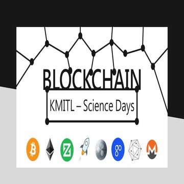 Blockchain for kids kmitl science days | PPTX