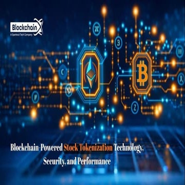 Blockchain-Powered Stock Tokenization Technology, Security, and ...
