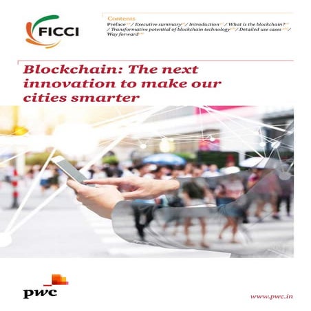 Blockchain: The next innovation to make our cities smarter | PDF