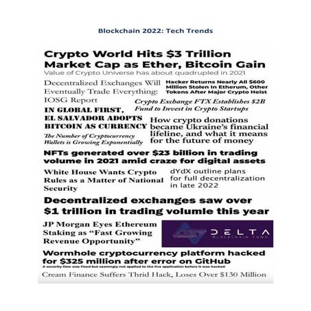 Blockchain 2022 | PDF