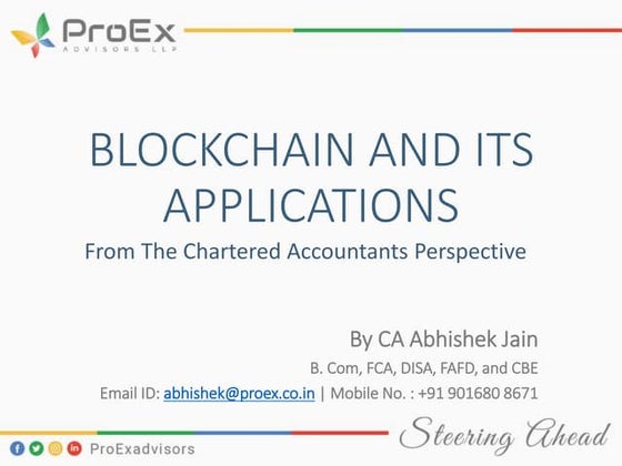 Blockchain Technology ppt project.pptx | Internet | Computing