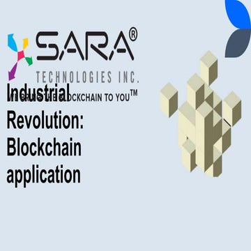 Blockchain Application Pptx