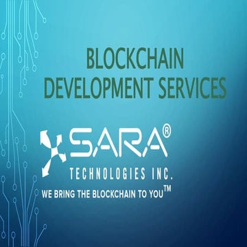 Blockchain development Services | PPT