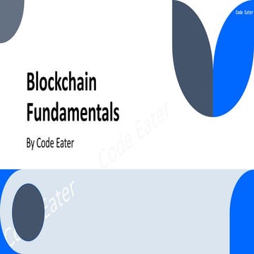Blockchain Fundamentals for basics understanding .pdf