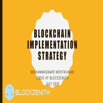 Blockchain implementation strategy | PPT