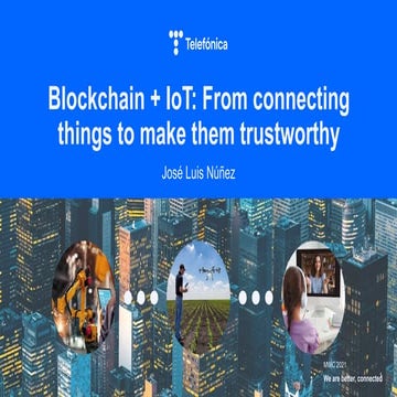 Blockchain In Iot From Connecting Things To Make Them Trustworthy Ppt