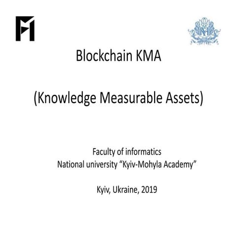 Blockchain KMA | PPT