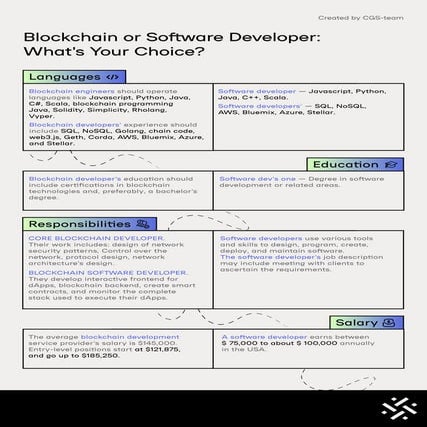 Blockchain or Software Developer: What's Your Choice | PDF | Programming Languages | Computing