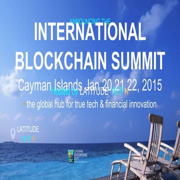 Blockchain Summit Technology | PPT