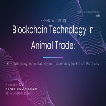 Blockchain Technology in Animal Trade Revolutionizing Accountability ...