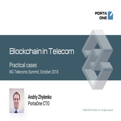 Blockchain In Telecom Practical Cases Pptx