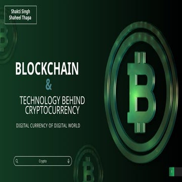 Blockchain & The Technology Behind Cryptocurrency.pptx