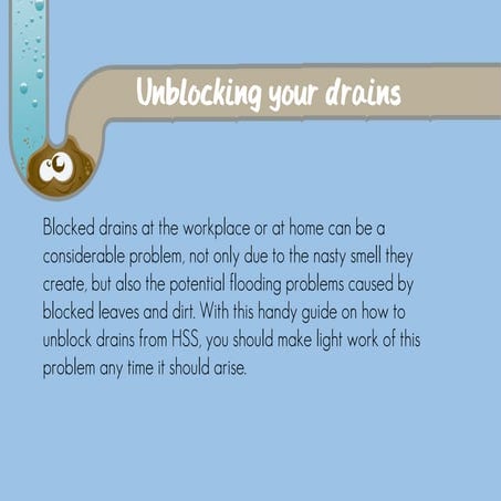 Unblocking your drains | PPT