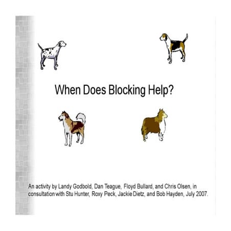 APS Blocking Dogs | PDF