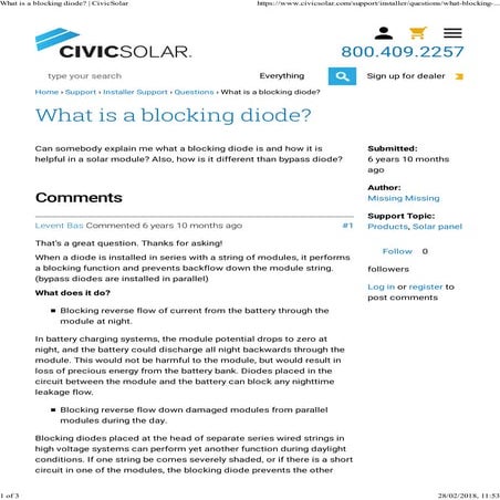 Blocking Diode Pdf