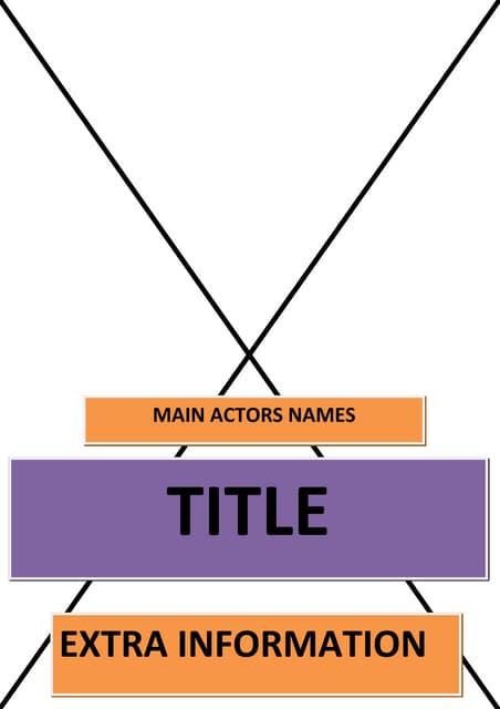 Blocking for movie magazine poster | DOC