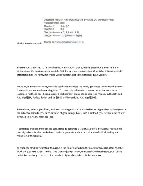 Block Iterative Methods Pdf