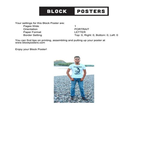 block poster