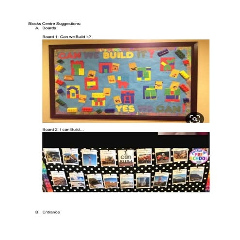 Blocks Centre Suggestions | PDF