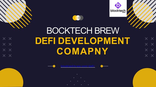 Decentralized Finance Development Company - Blocktech Brew Decentralized Finance Development Company - Blocktech Brew