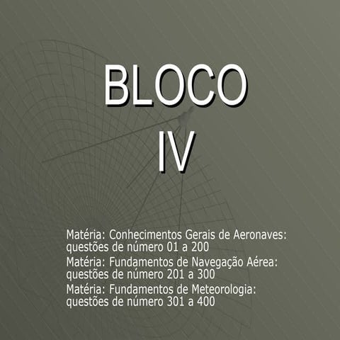 Bloco iv | PPT