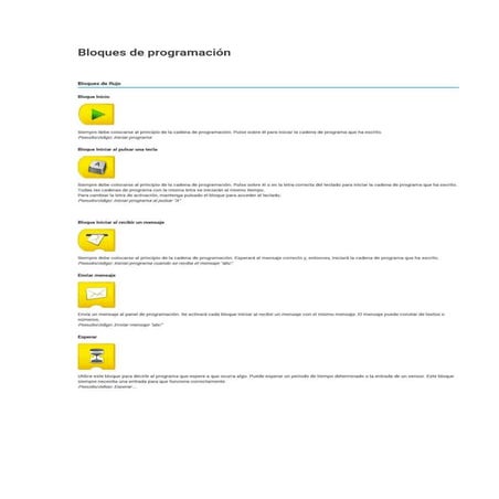 Blocs de programacio | PDF