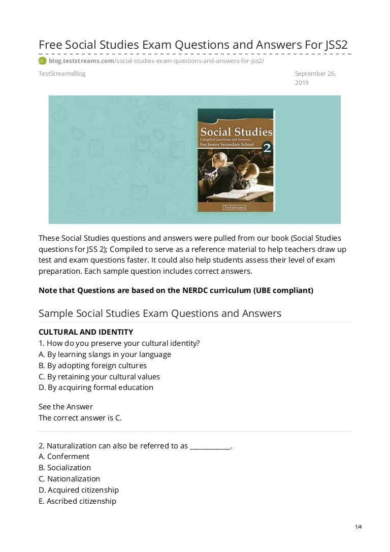 Free Social Studies Exam Questions And Answers For Jss2 free-social-studies-exam-questions-and-answers-for-jss2