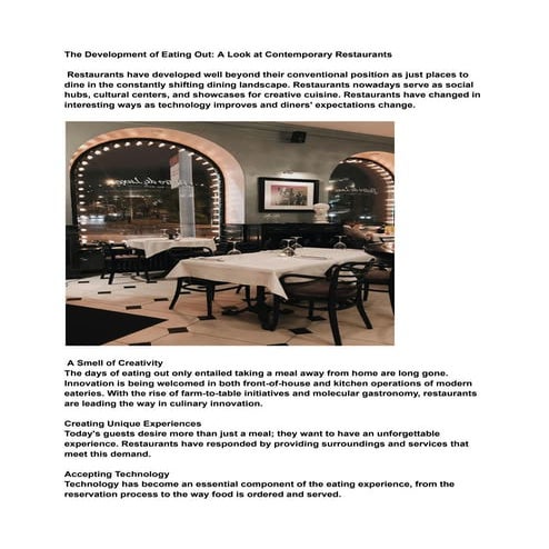 new restaurant design | PDF