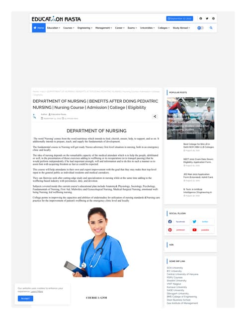 BSC NURSING.pptx | Healthcare Industry | Industries