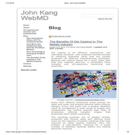 Blog John Kang WebMD | PDF