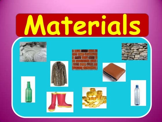 Materials. 1st grade | PPT