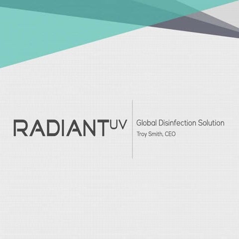 Radiant UV - Pitch Deck | PPTX