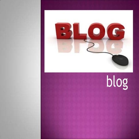 τι ειναι Blog xaρakthρiσtika - εκπαιδευτικη χρηση του blog | PPT