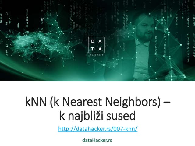 kNN algorithm za Iris dataset | PPT kNN algorithm za Iris dataset | PPT