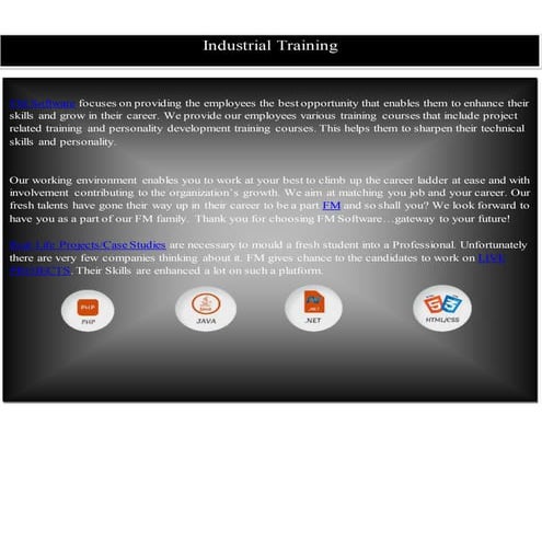 Industrial training | DOCX